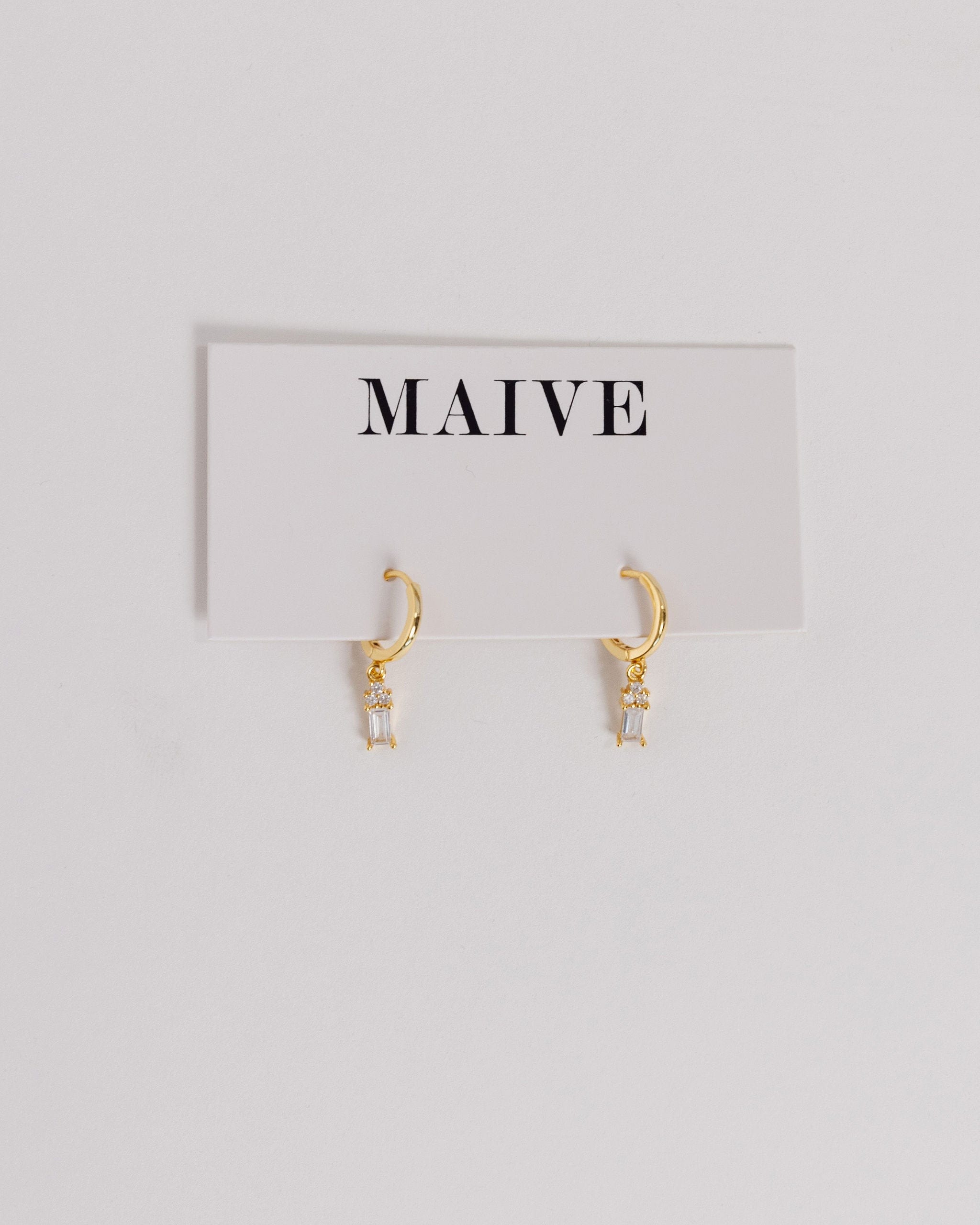 Victoria Hoops in Gold by Maive – Soel Boutique