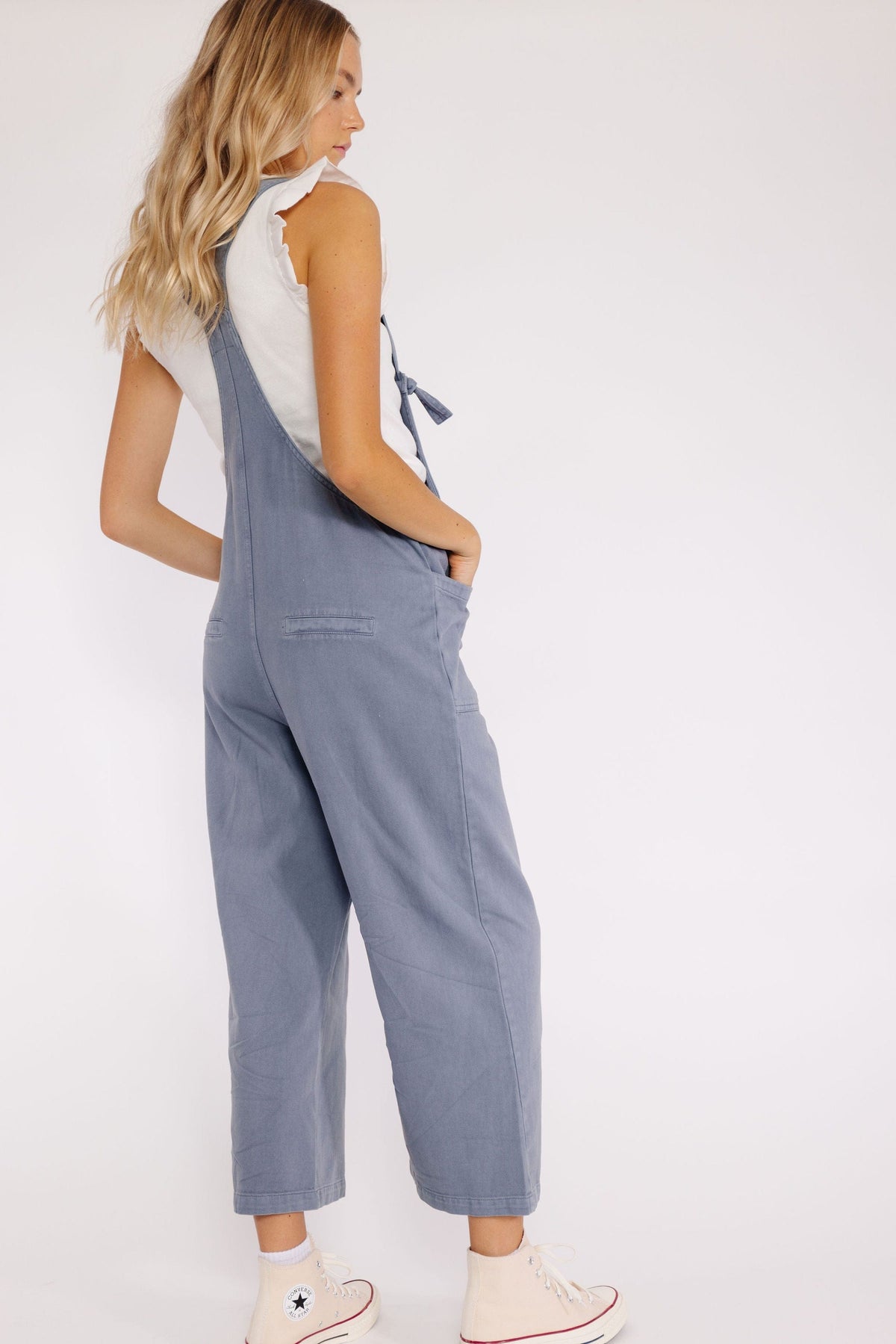Oxford Overalls in Blue – Soel Boutique